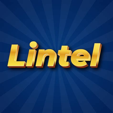 Premium Photo Lintel Text Effect Gold  Attractive Background Card