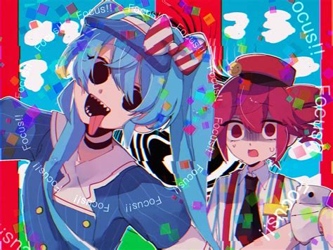 Hatsune Miku And Kasane Teto Vocaloid And 2 More Drawn By Posstopper