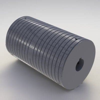 P10 Solid Spiral Groove Pulley Conveyor Pulleys