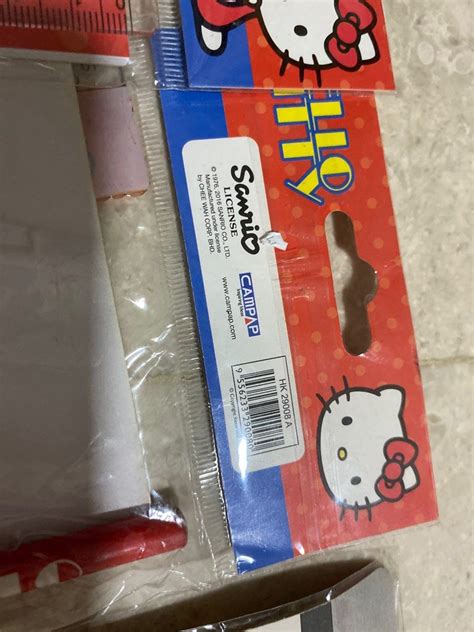 Hello Kitty Comb Stationery Set Watches Hobbies And Toys Stationery