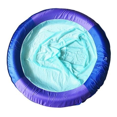 Swimming Pool Floating Chair Mesh Recliner Inflatable Floating Bed Mesh