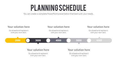 Planning Schedule Powerpoint Slide