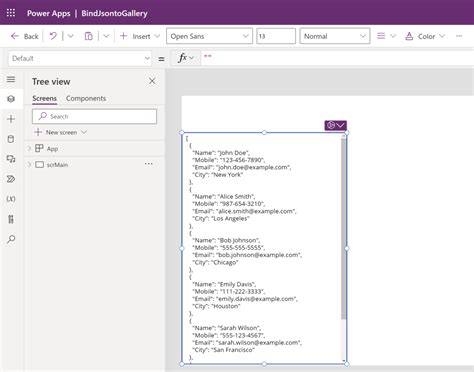 Canvas App Power Fx Parse And Bind Json Collection To Gallery Rajeev Pentyala Technical