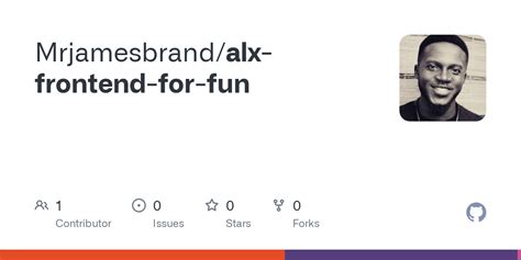 Github Mrjamesbrandalx Frontend For Fun