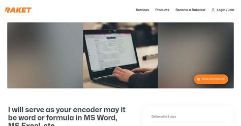 I Will Serve As Your Encoder May It Be Word Or Formula In Ms Word Ms Excel Etc By Diproran