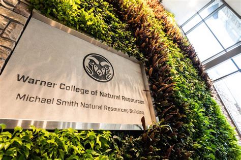Csu Alumnus Named Dean Of Warner College Of Natural Resources The