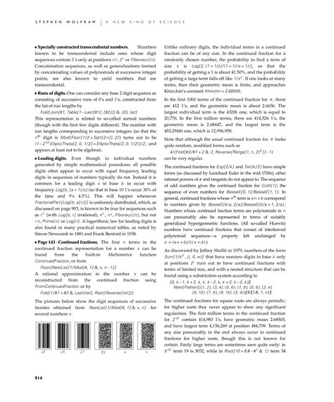 Notes For Mathematical Constants A New Kind Of Science Online By