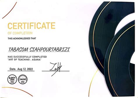 Tabasom Tabrizi On Linkedin Completing Coaching Yoga Coaching “art Of