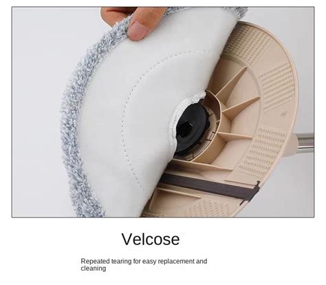 360 Degree Rotating Flat Mop Replacement Pads Ideal For Efficient Cleaning On Various Surfaces