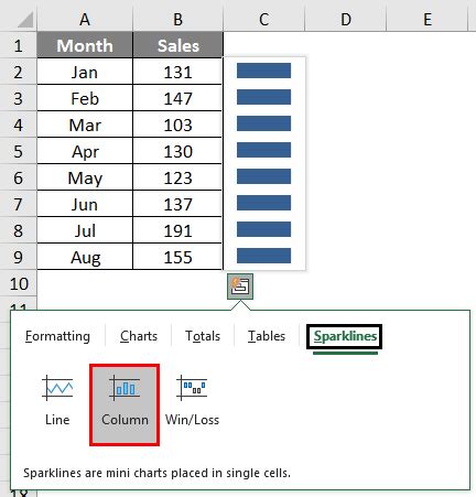 Excel Quick Analysis How To Use Quick Analysis Tools In Excel