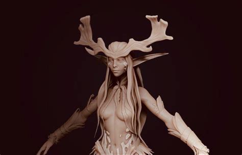 Artstation Mira The Wood Elf