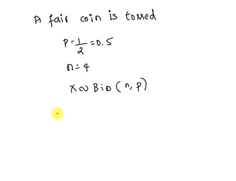 solved a fair coin is tossed until the first t but no more than four