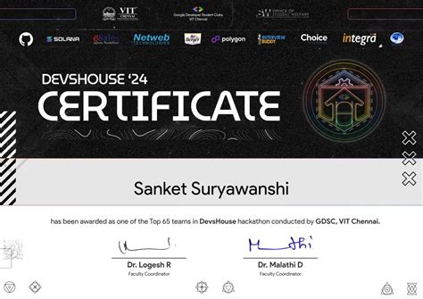 Sanket Suryawanshi On Linkedin Devshouse24 Hackathon Teamwork Innovation Codingcommunity