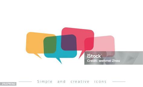 Multiple Dialog Boxes Together Stock Illustration Download Image Now Speech Bubble
