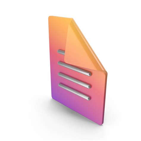 Gradient File Text Icon Png Images And Psds For Download Pixelsquid