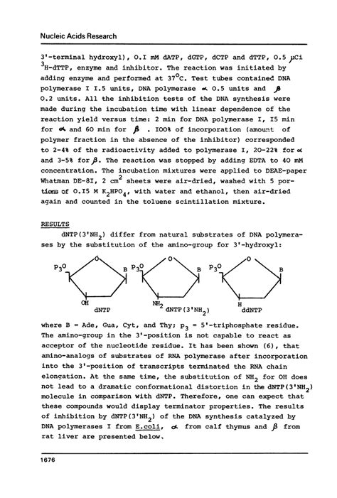 23 Dideoxy 3 Aminonucleoside 5 Triphosphates Are The Terminators
