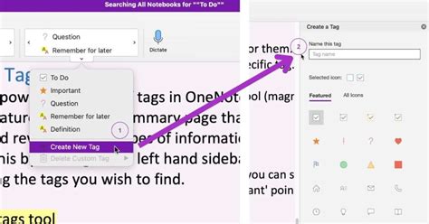 Staying Organised How To Use Tags In OneNote OneNote Templates