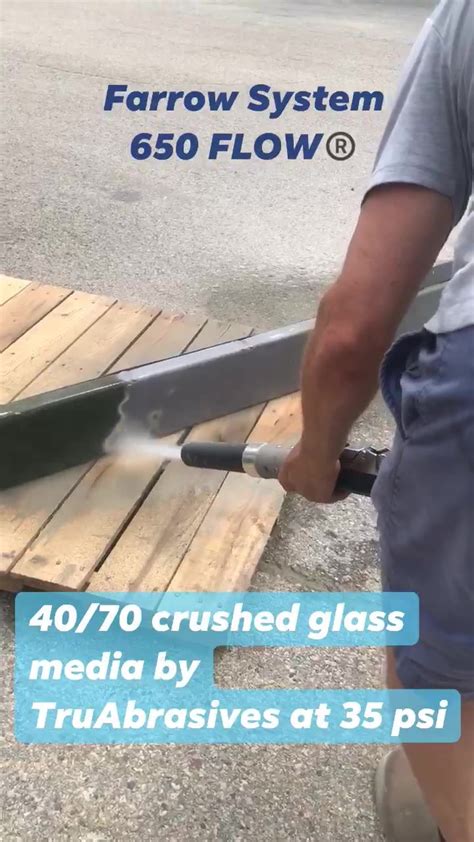 Witness The Power Of Farrow Flow®️ The Only Vapor Blasting Solution