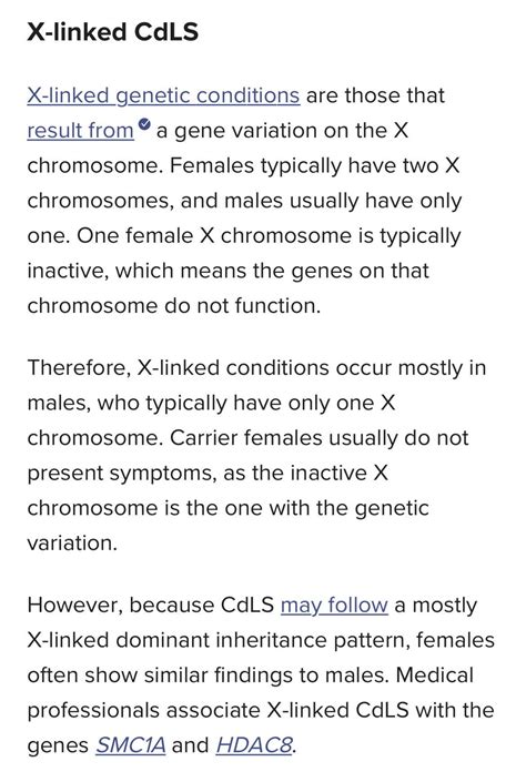 Can Men Be Carriers Of Cdls Rgenetics