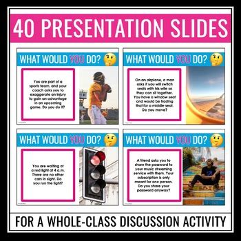 Discussion Activity What Would You Do Speaking Activity Prompt Cards