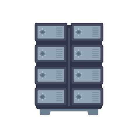 Secure Server Rack Storing And Protecting Data Information 50716884 Vector Art At Vecteezy
