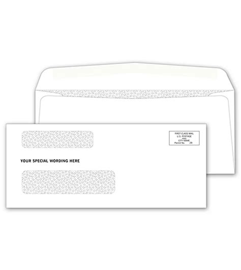 Abc 2 Window Confidential Envelope 8 5 8 X 3 5 8 Abc Check Printing