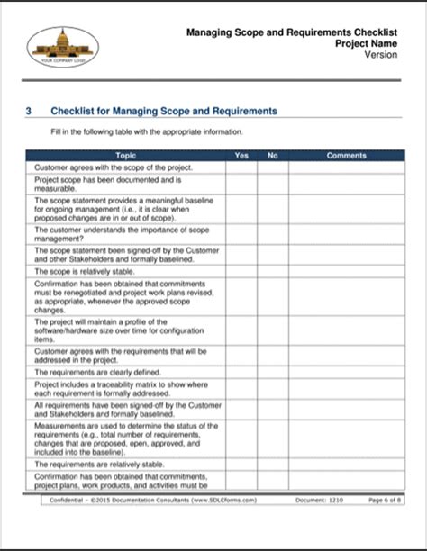 Scope Sheet Forms Scope Form Sheet