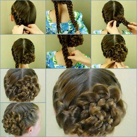 Braided Flower Hairstyle