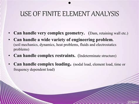 Finite Element Method Ppt Free Download