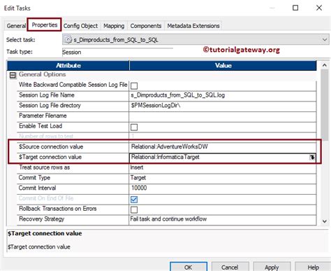 Create Session In Informatica