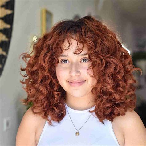 Wispy Bangs Curly Hair
