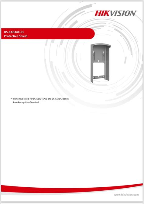 Hikvision Protective Shield Rain Shield Cover For Ds K1t342dwx Ds K1t342mfwx Ds K1t341cmfw
