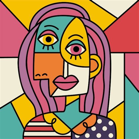 Premium Vector Hand Drawn Picasso Style Illustration