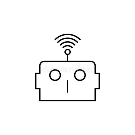 Robotics Robot Outline Icon Signs And Symbols Can Be Used For Web Logo Mobile App Ui Ux