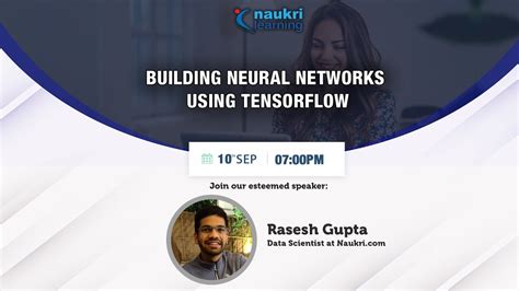 Building Neural Networks Using TensorFlow Tensorflow Neural Live Webinar YouTube