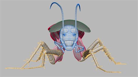 Cockroach Radioactive Animation 3d Model Turbosquid 1296813
