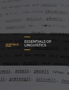 Essentials Of Linguistics Simple Book Publishing