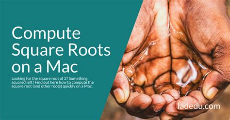 How To Compute The Square Root On A Mac La De Du