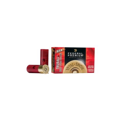 Federal Premium 12ga Vital Shok Truball Deep Penetration Rifled Slug