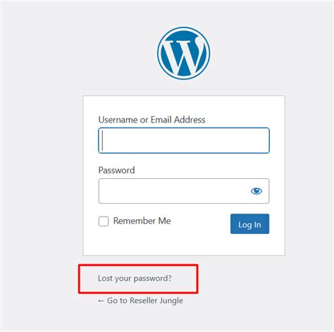 How To Reset WordPress Admin Password Reseller Jungle 1 Solution