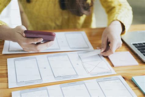 Programmer And Ux Ui Designer Working In A Software Development And Coding Technologies Mobile