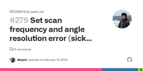 Set Scan Frequency And Angle Resolution Error Sick Lms Xx Issue SICKAG Sick Scan Xd