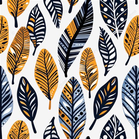 추상적인 나뭇잎과 부족 원활한 패턴 부족 나뭇잎 서핑 Png 일러스트 및 이미지 에 대한 무료 다운로드 Pngtree