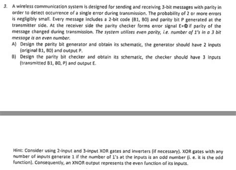 Solved A Wireless Communication System Is Designed For