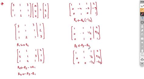 Solved Let A 31 3 Determine A Using The Row Reduction Algorithm
