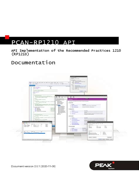 Pcan Rp1210 Api Eng Pdf Library Computing Bit Rate