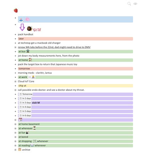 setting up gtd on dynalist 🌈share and showcase dynalist forum