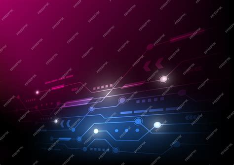 Premium Vector Abstract Circuit Board Technology Background Futuristic Digital Hi Tech Concept