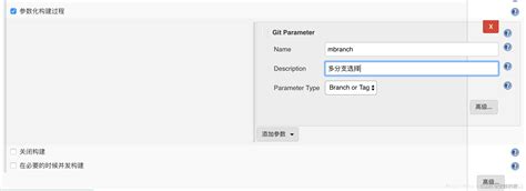 Jenkins实现编译时选择分支jeknis Csdn博客