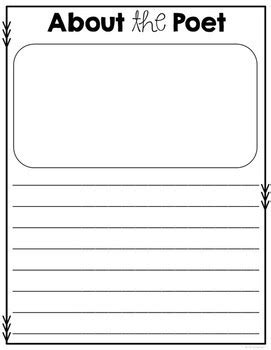 Poetry Book Template By Rachel K Resources Teachers Pay Teachers